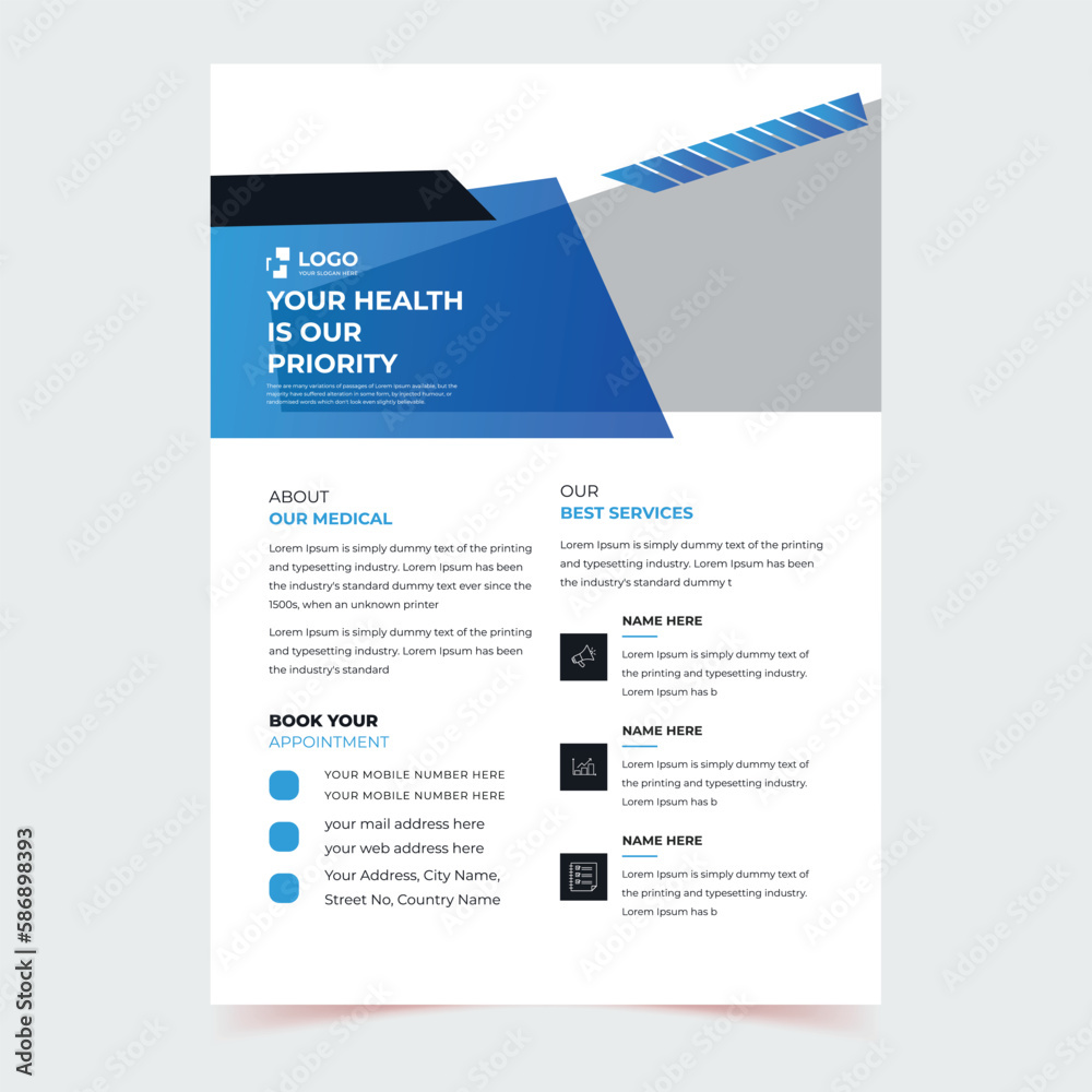 Vector de Stock book , magazine, annual report and company profile ...