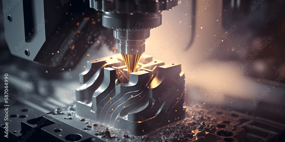 CNC turning drill milling factory processes steel turbine part process ...