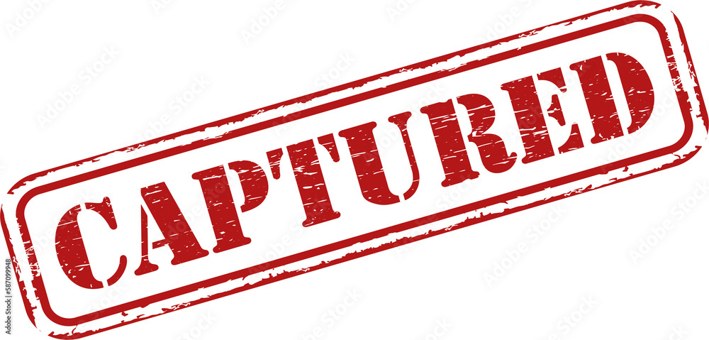 Captured grunge rubber stamp Stock Photo | Adobe Stock