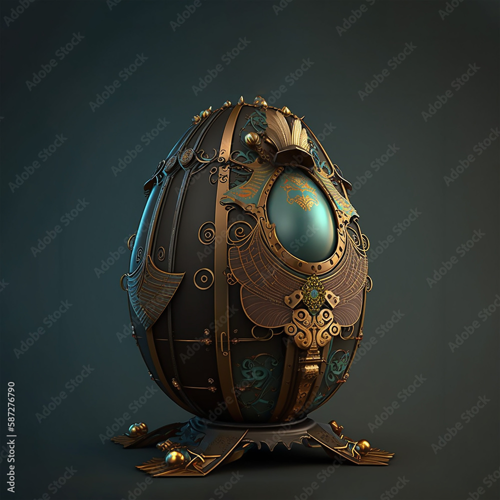 Steampunk Easter Egg Design for a Unique Easter Celebration: Victorian ...