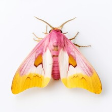 Rosy Maple Moth Art Free Stock Photo - Public Domain Pictures