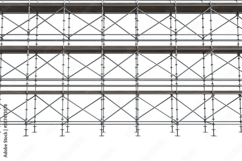 3d image of construction scaffolding Stock Illustration | Adobe Stock