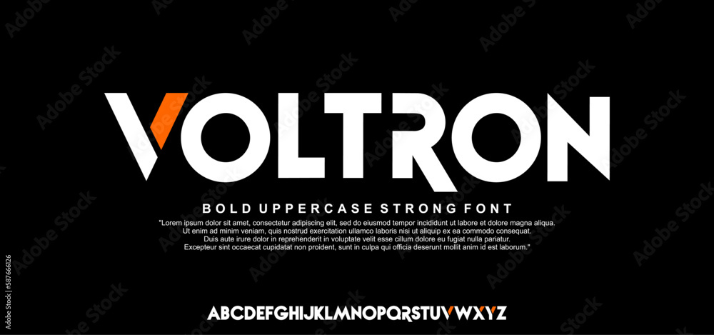 Modern Bold Heavy Font. Typography urban style alphabet fonts for ...