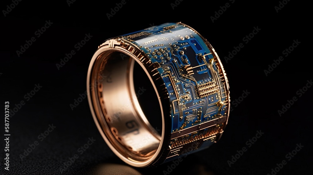 Microchip Jewelry: Elegant Fusion of Artistry and Technology in 8K ...