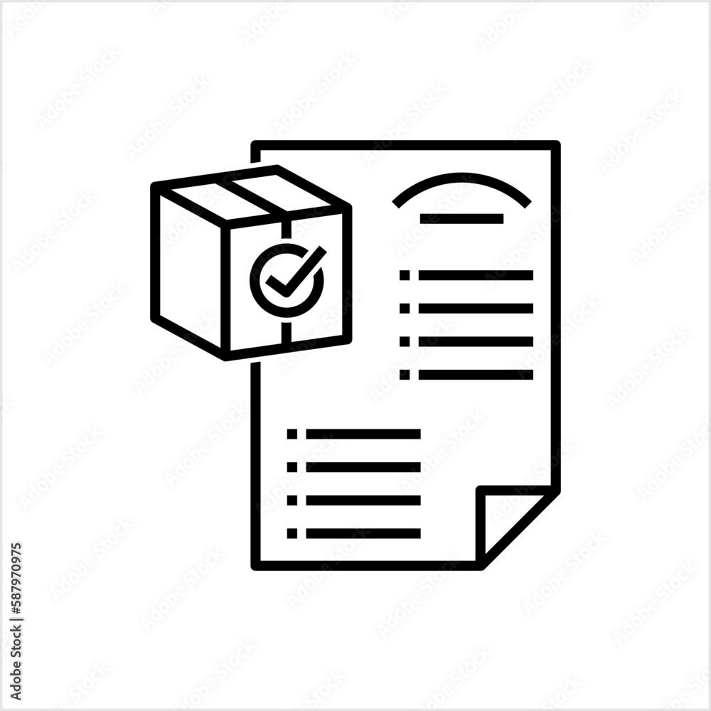 Delivery Note Icon, Delivery Receipt, Challan, Document, Bill Form ...