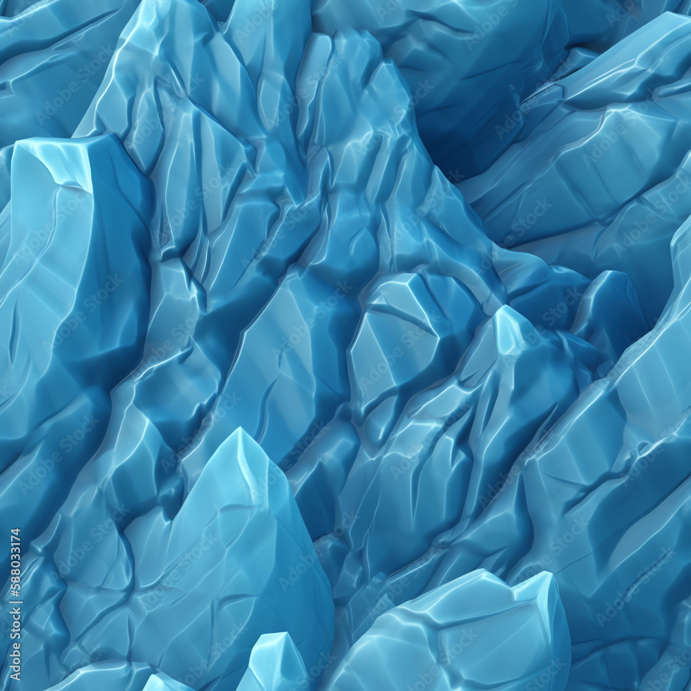 Illustration Stock A close-up of ice texture seamless pattern. Iced ...