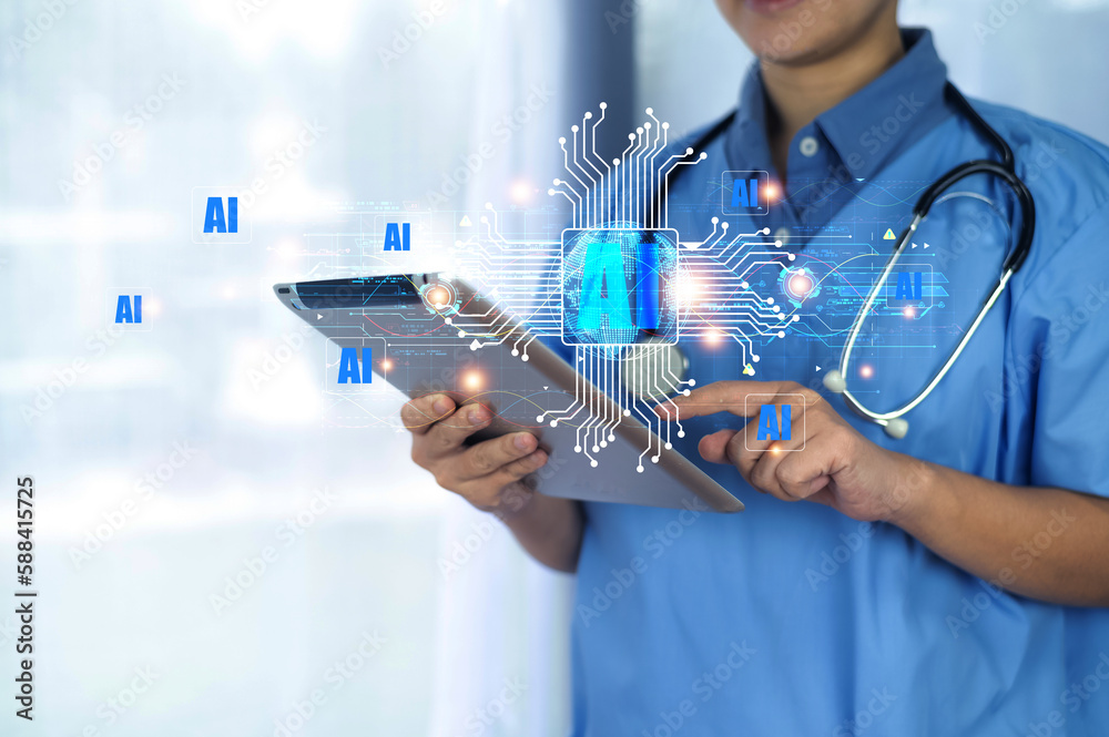 Doctor AI, artificial intelligence in modern medical technology and IOT ...