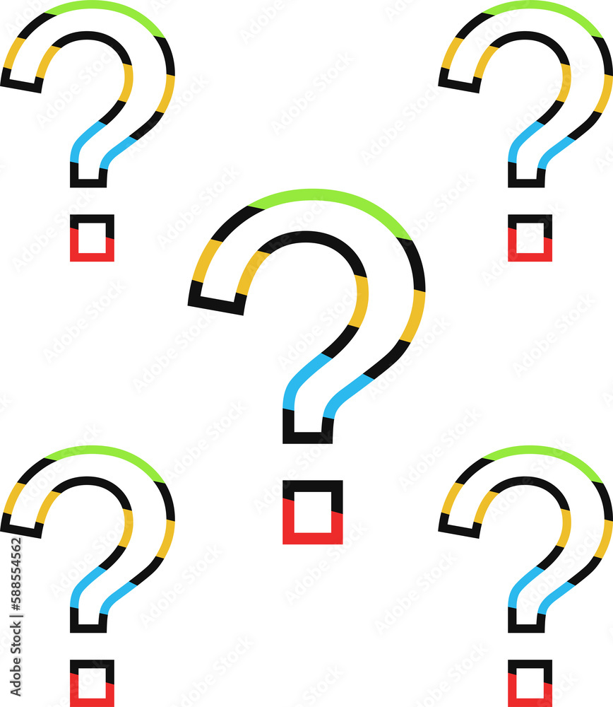 Vector of question mark symbol Stock Illustration | Adobe Stock