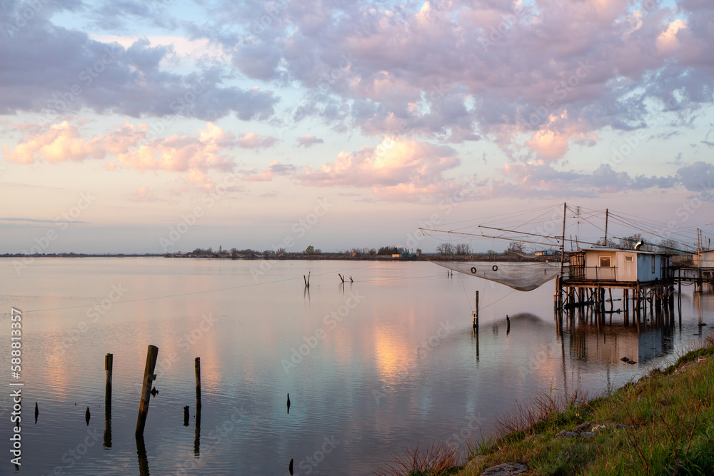 comacchio regional park delta del po lagoon city famous for its ...