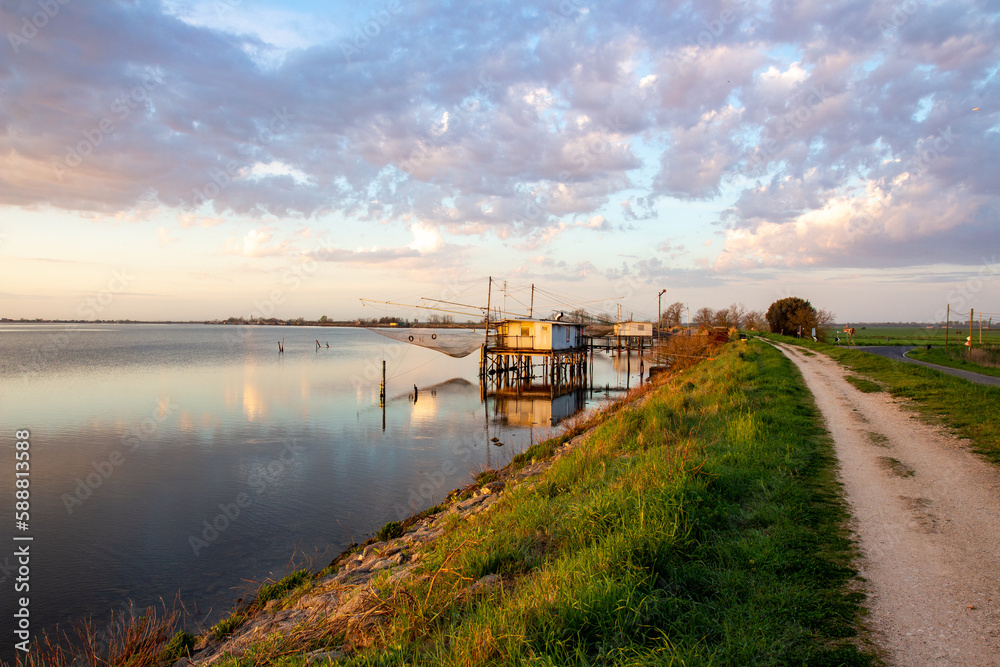 comacchio regional park delta del po lagoon city famous for its ...