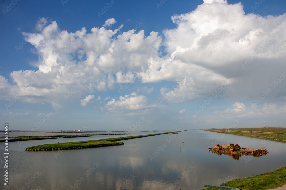 comacchio regional park delta del po lagoon city famous for its ...