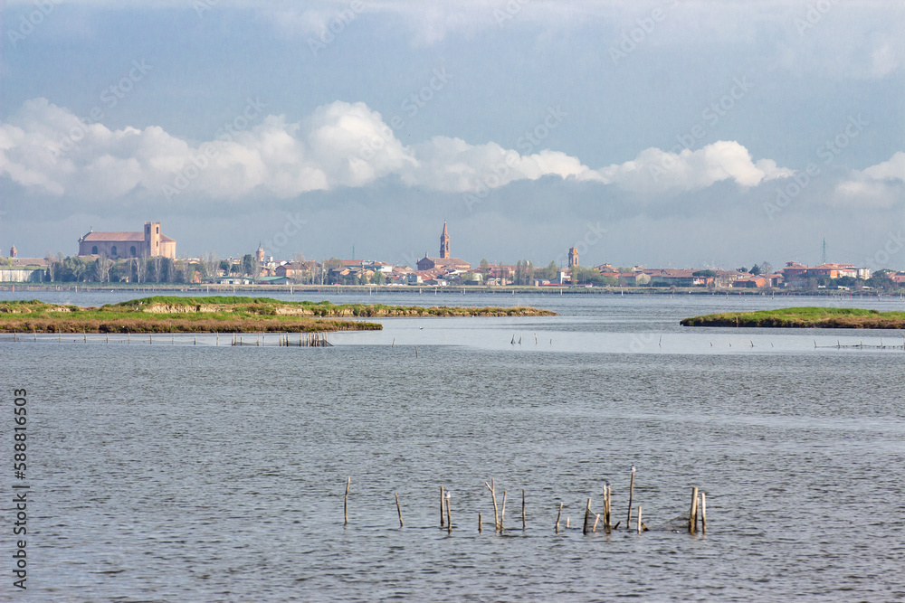 comacchio regional park delta del po lagoon city famous for its ...