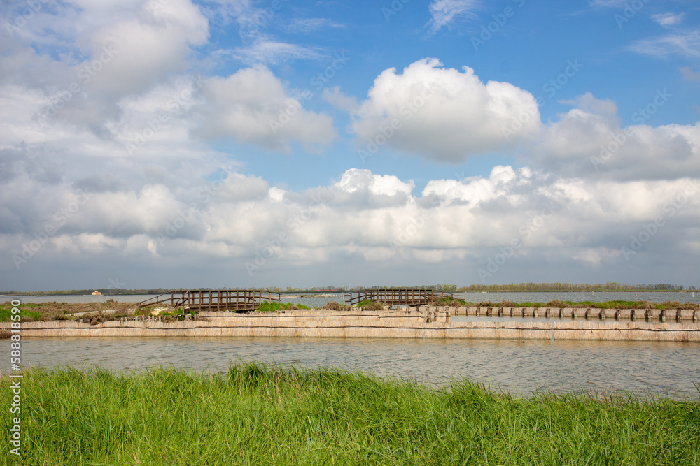 comacchio regional park delta del po lagoon city famous for its ...