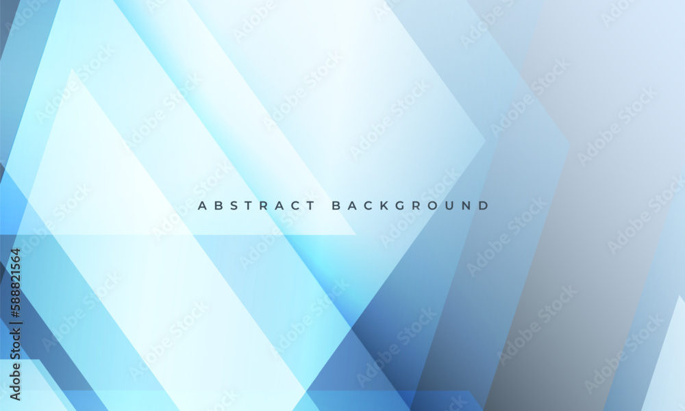 Light blue abstract background with geometric shapes. Light blue modern ...