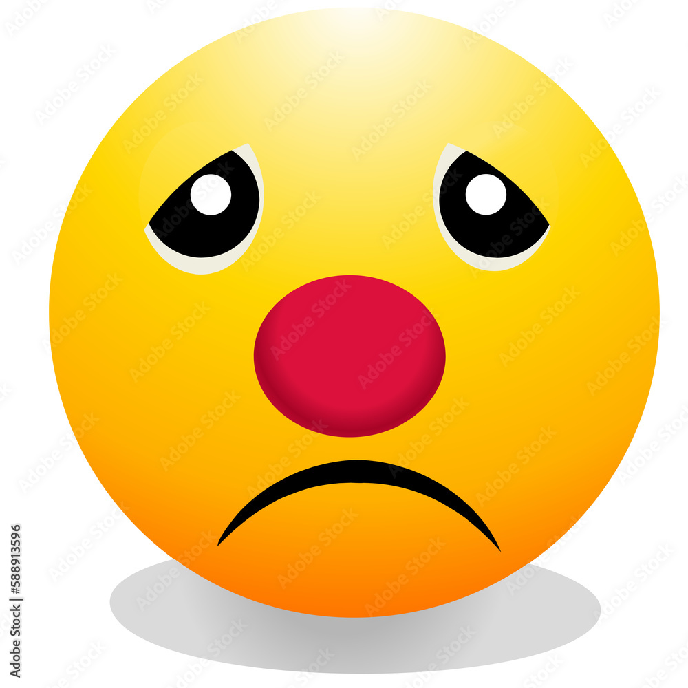 emoticon sad face icon Stock Illustration | Adobe Stock