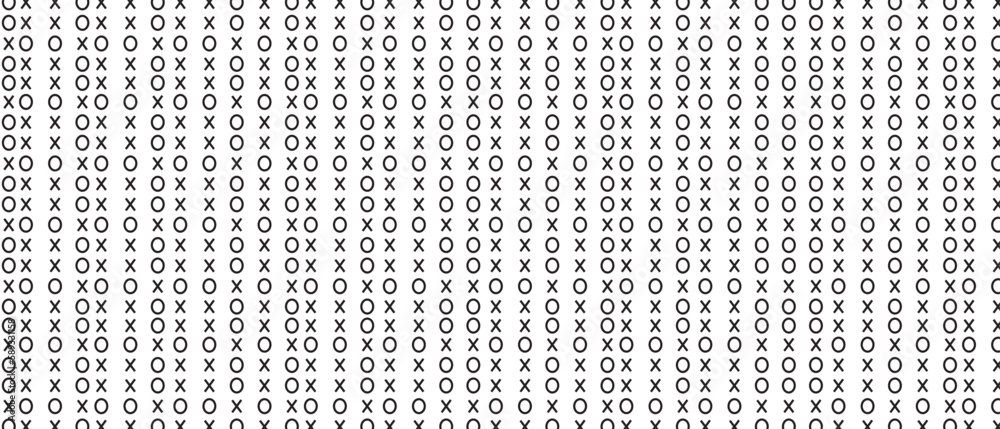 Numbers background. Pattern on white background. Hand drawn black ...