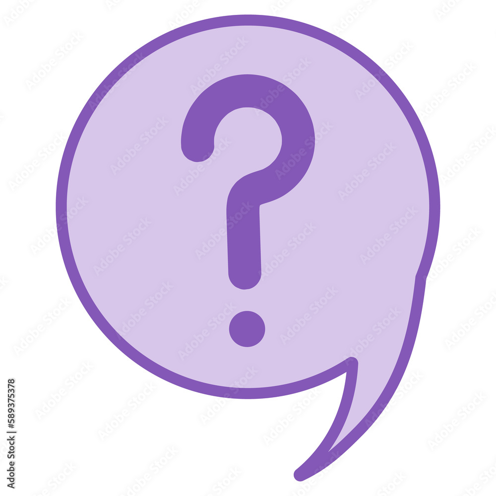 물음표 아이콘 素材庫插圖 | Adobe Stock