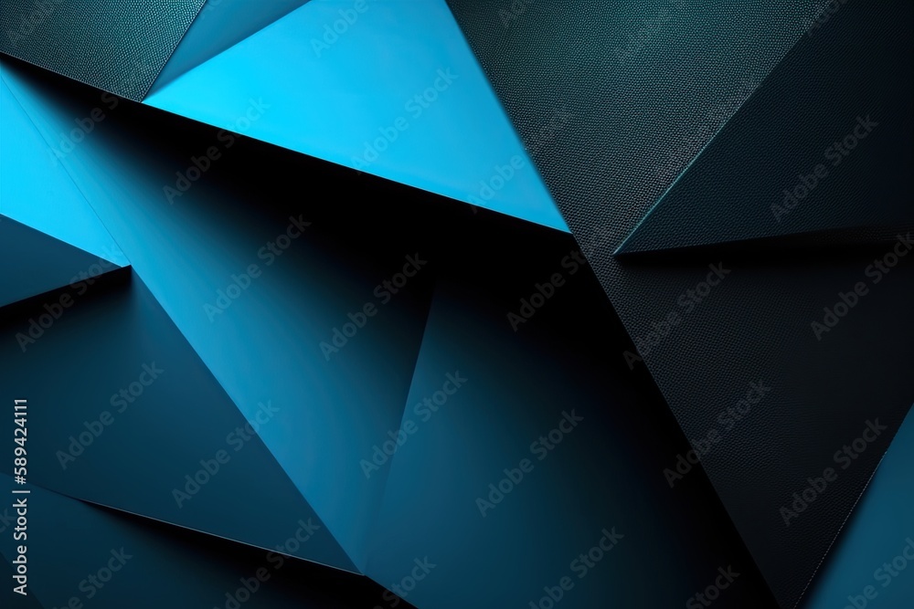 Geometric shape. Triangles, diagonal lines. Dark blue abstract modern ...