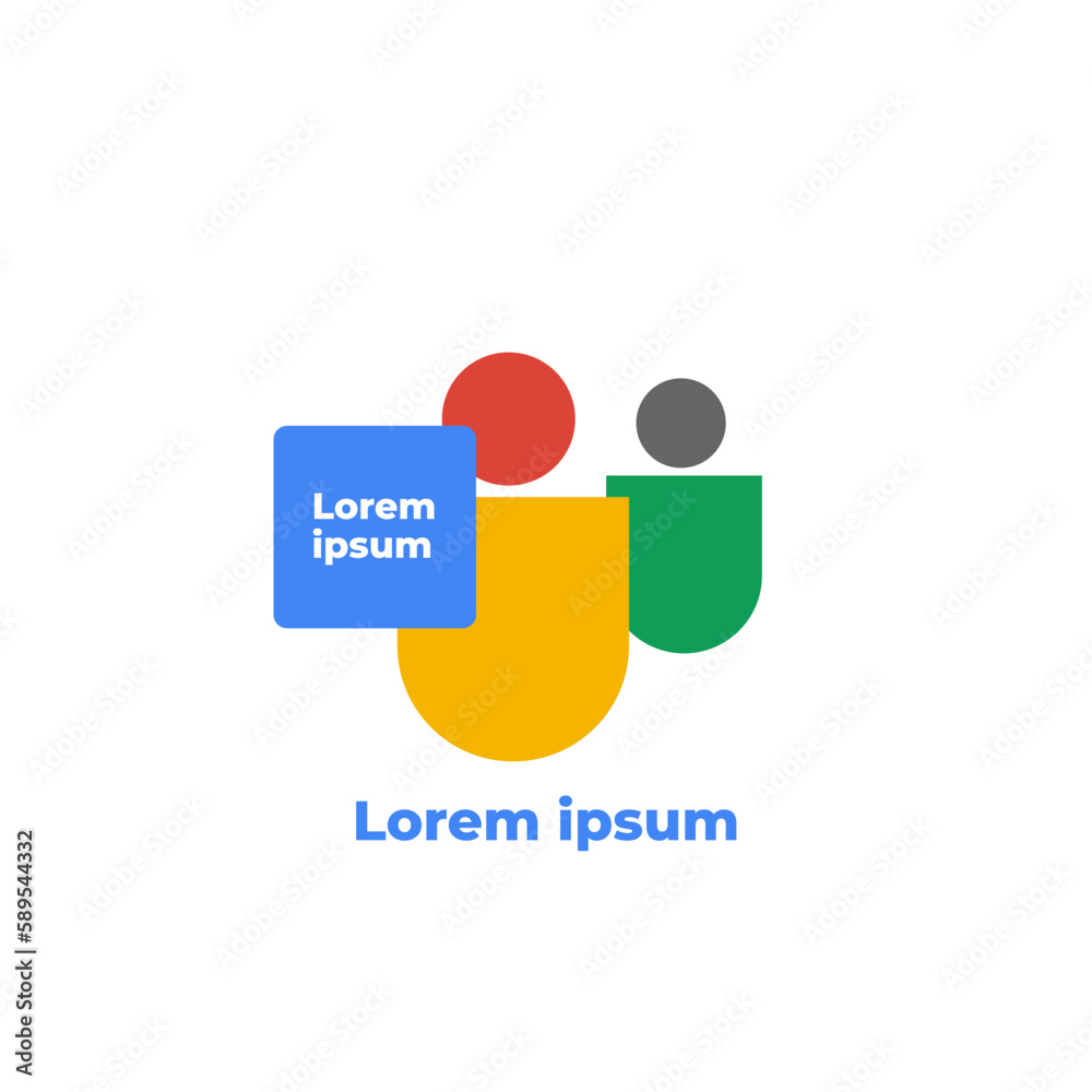 Vector de Stock Elegant Premium Logo Lorem Ipsum Letters. Microsoft ...