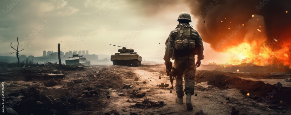 Surviving the Destruction: Special Forces Soldier Making His Way ...
