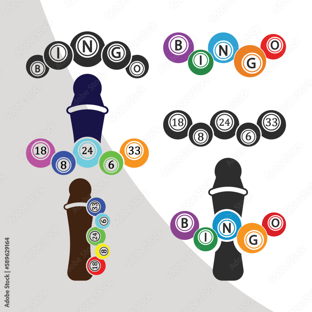 Vector de Stock Bingol SVG, Bingo balls Bundle Svg, Bingo Card Svg ...