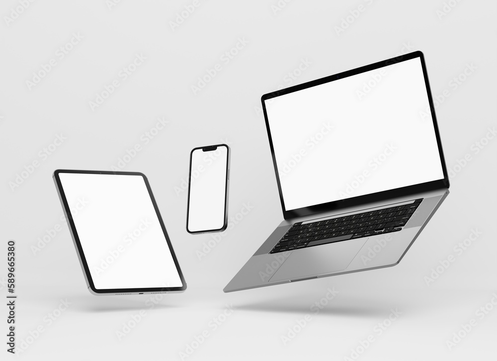 Responsive Web Design and website Mockup, Devices Mock up, Smartphone ...