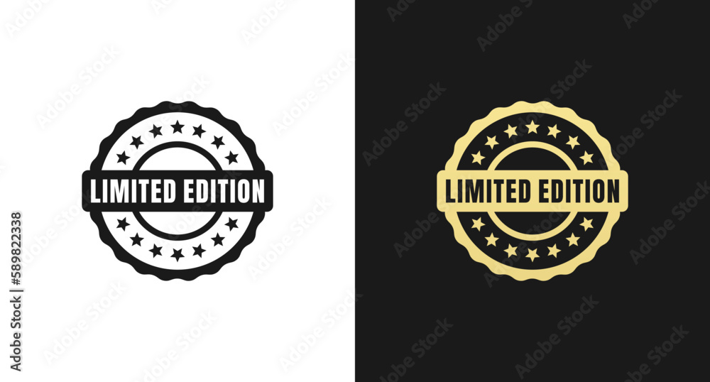 Image vectorielle Stock Limited edition label or Limited edition stamp ...