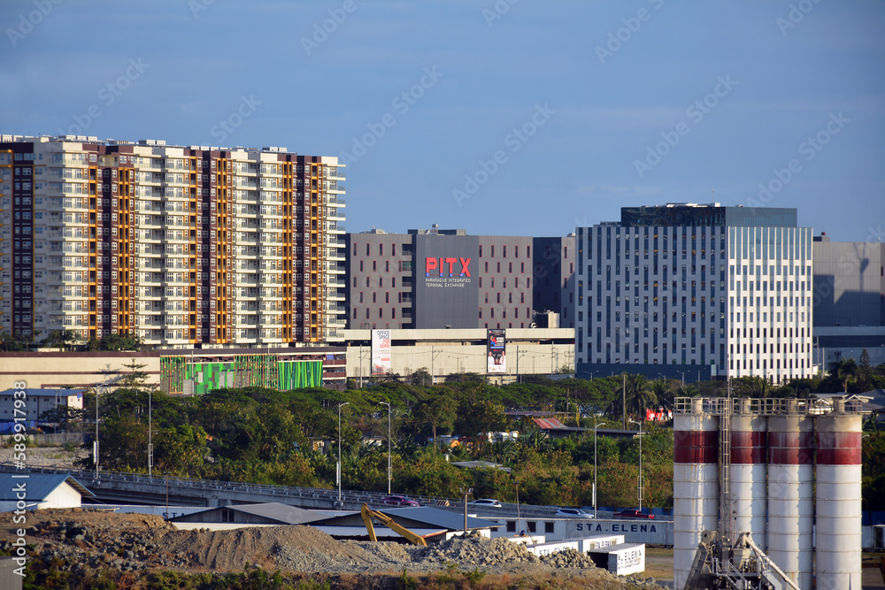 Paranaque Integrated Terminal Exchange building facade in Paranaque ...