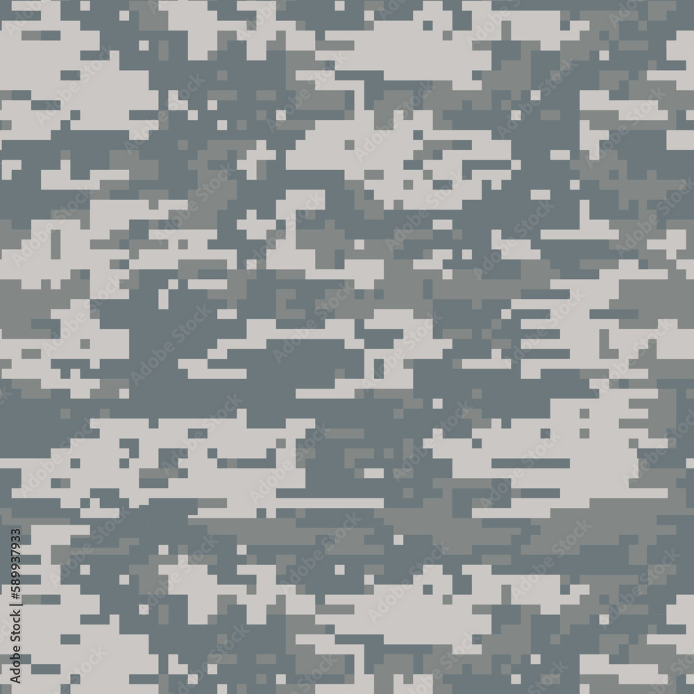 Seamless UCP Digi Digital Camouflage Pattern Stock Vector | Adobe Stock