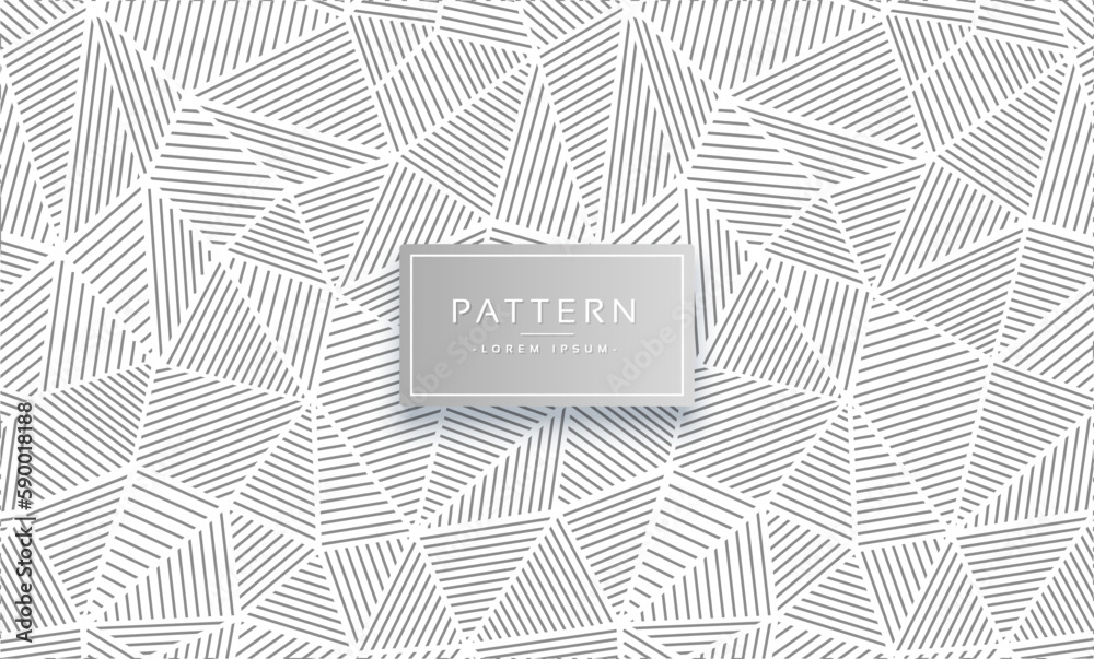 Abstract lines pattern in black and white background. Grey geometric ...