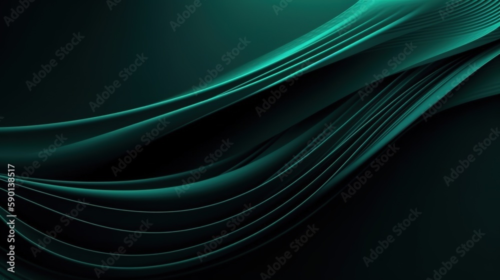 Dark Green Abstract Background Stock Illustration | Adobe Stock