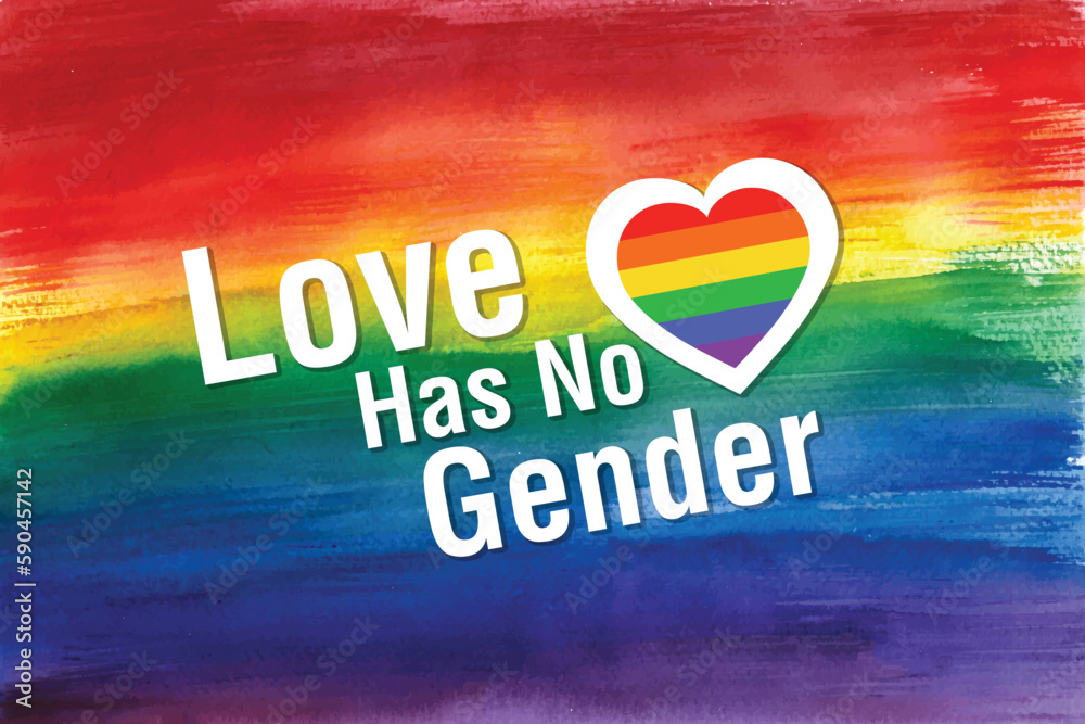 Love is Love, LGBTQ Awareness Poster Vector Template, Pride Month ...