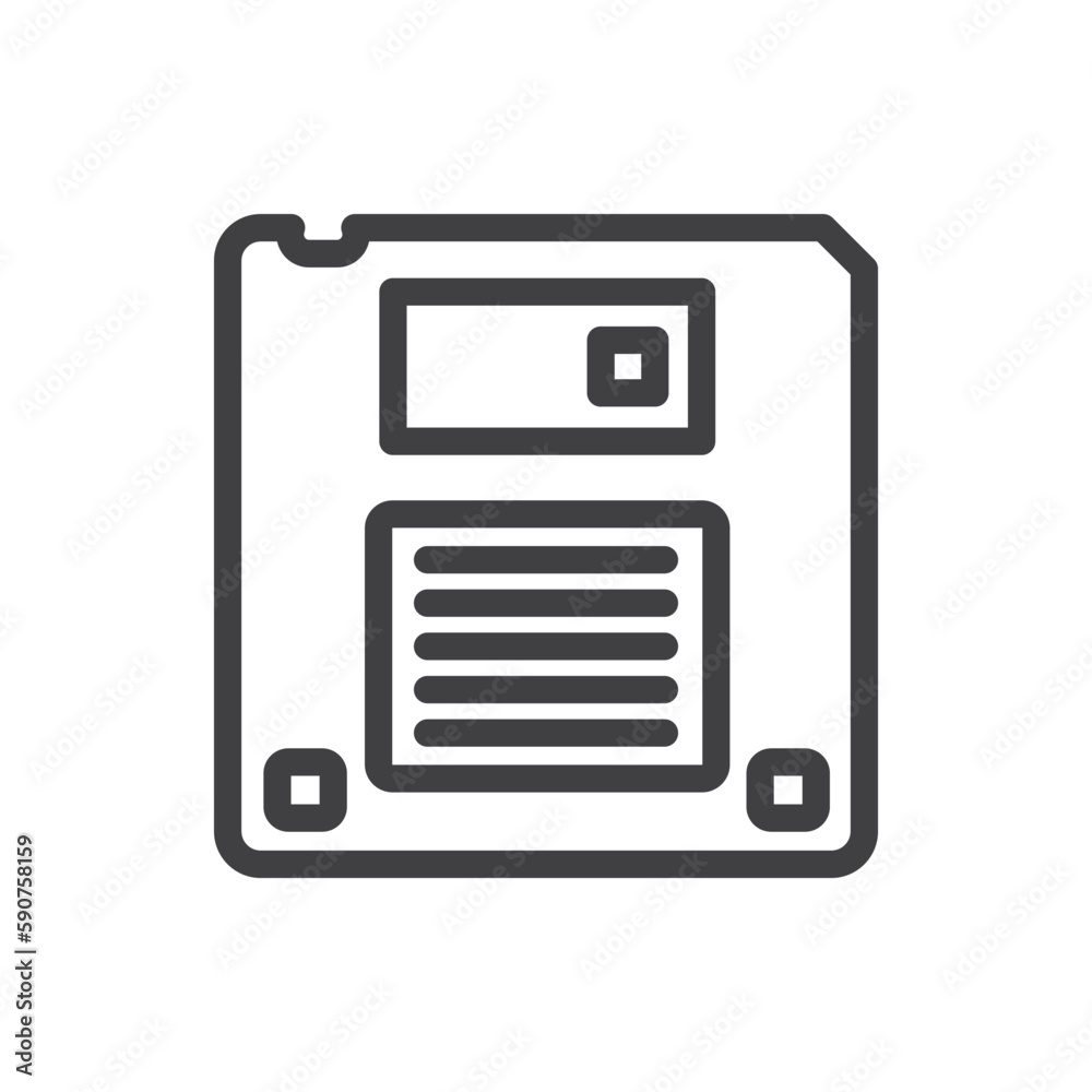 Floppy disk icon. Diskette flats ign design. Floppy disk save symbol ...