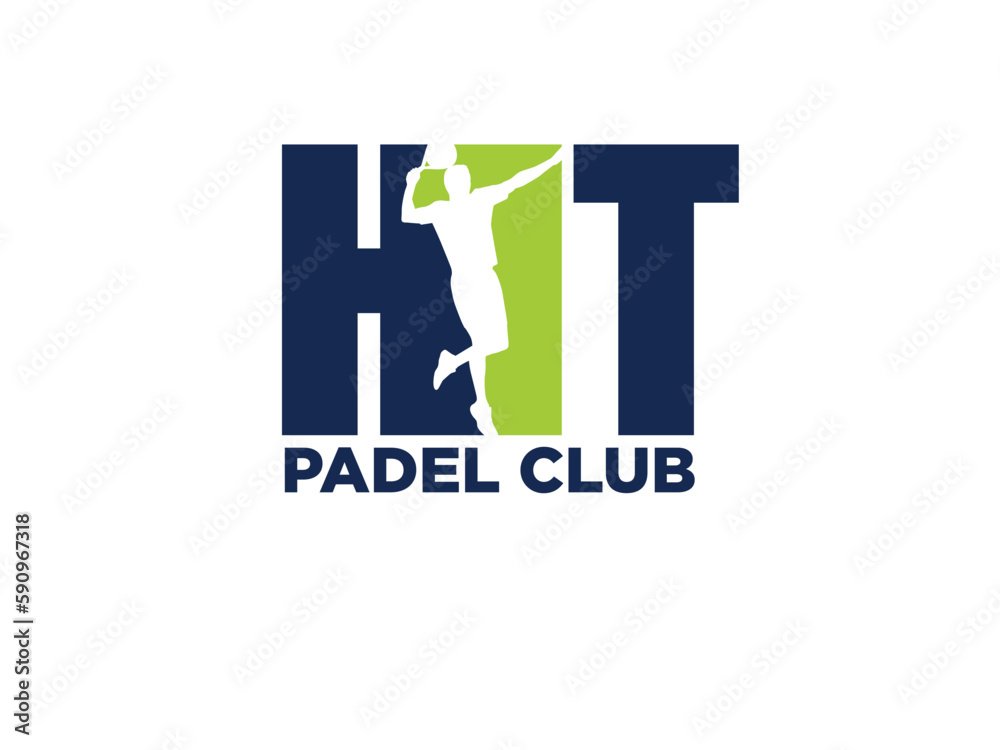 padel sport logo designs simple modern Stock Vector | Adobe Stock
