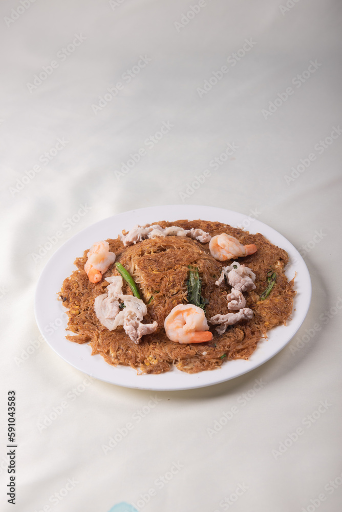 Foto wok fried fu Zhou braised ee fu noodle bee hoon longevity noodle ...