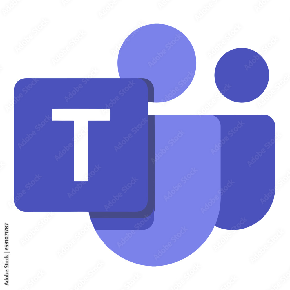 High resolution Ms teams logo icon transparent png. Vector illustration ...