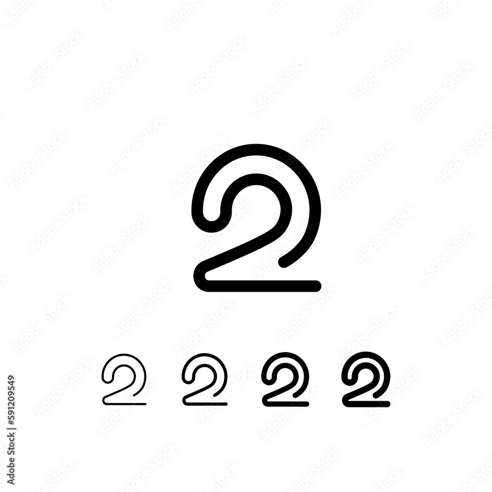 Digital technology font rounded alphabet, including set from five of ...