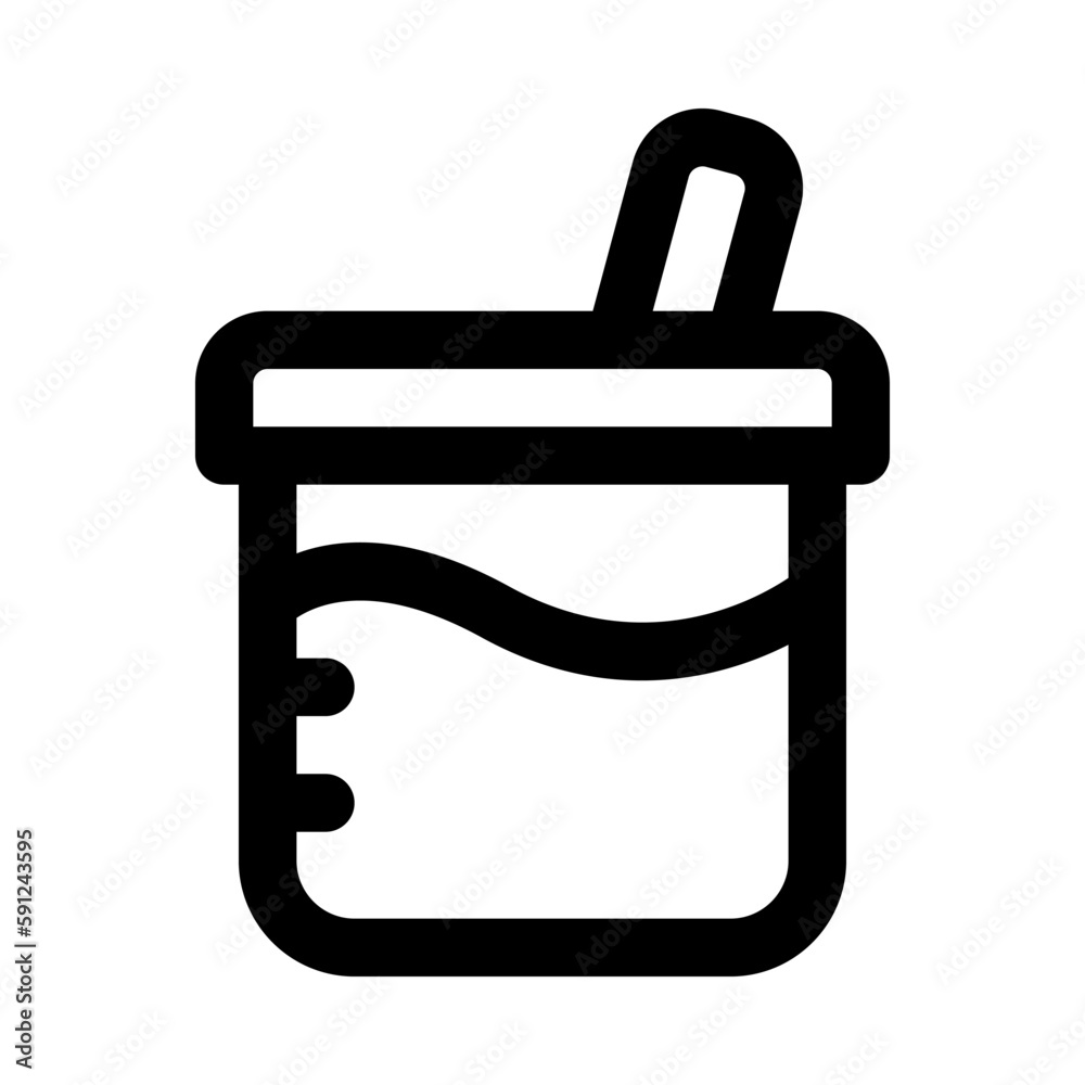 beaker icon for your website, mobile, presentation, and logo design ...