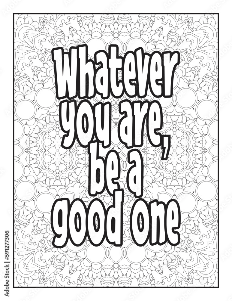 Quotes. Motivational quotes coloring page. Inspirational quotes ...