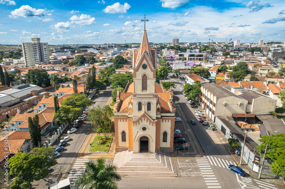 Salto, São Paulo/Brazil - Circa February 2023: Aerial view of Salto ...