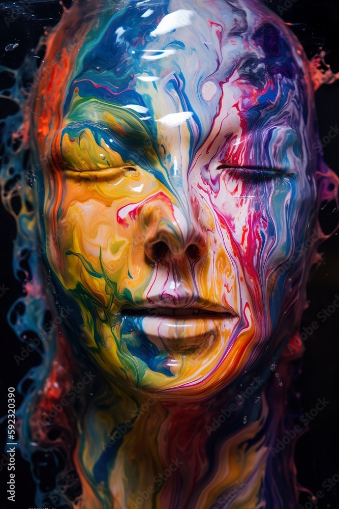 "Fluid Emotion" is an abstract image capturing the intricacies of human ...