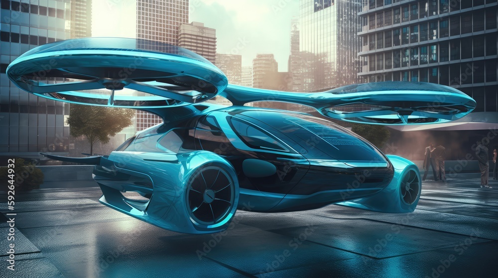 Aerial Urban Transport: Flying Electric Cars Transforming the Skyline ...
