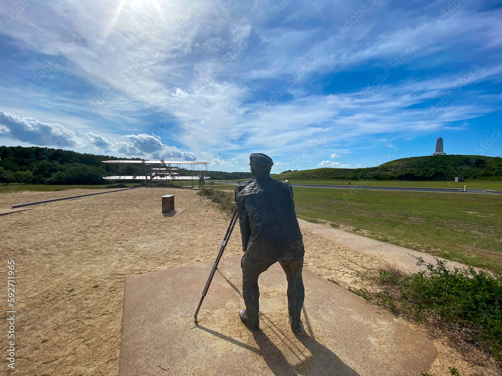 Stock-Foto „Wright Brothers National Memorial December 17, 1903 ...