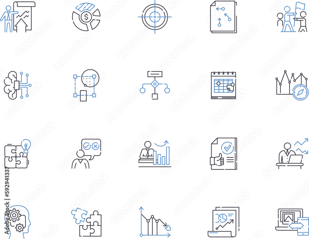 System design outline icons collection. System, Design, Architecture, Modeling, Algorithm ...