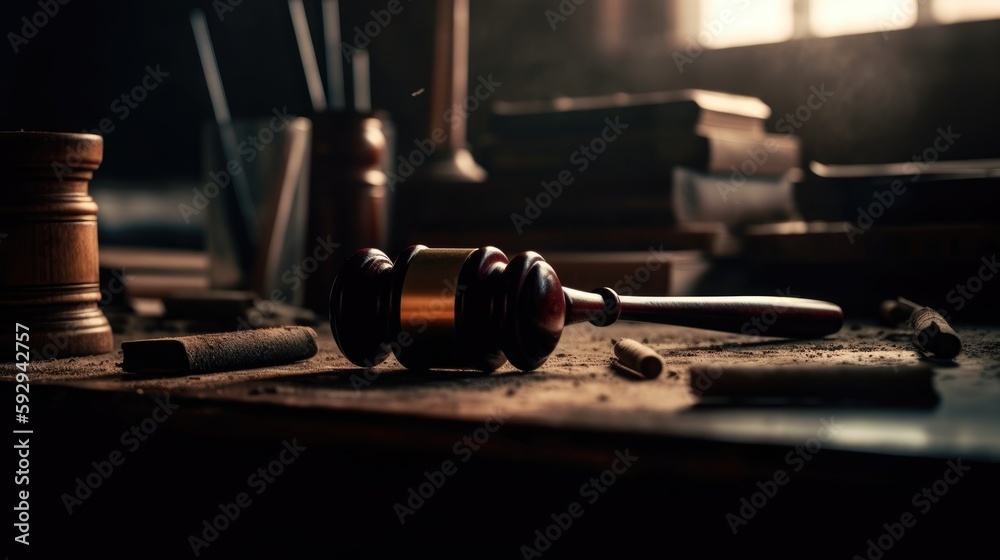Broken Gavel and Dusty Files: Flawed Legal System Concept - Generative ...