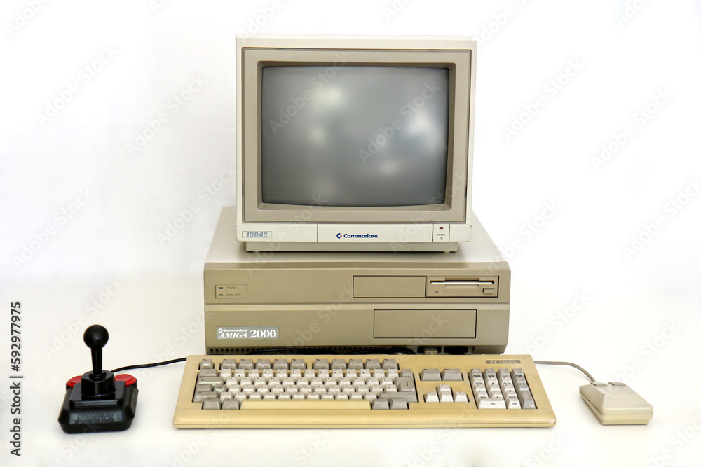Classic Commodore Amiga 2000 PC with Monitor 1084S, Competition Pro ...