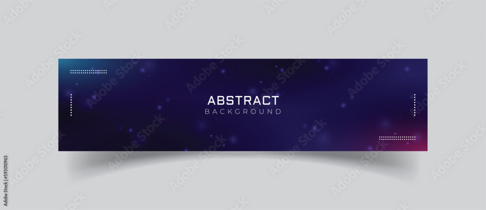 Linkedin banner abstract background Stock Vector | Adobe Stock