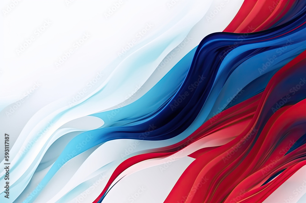 Abstract red white and blue patriotic background created with ...