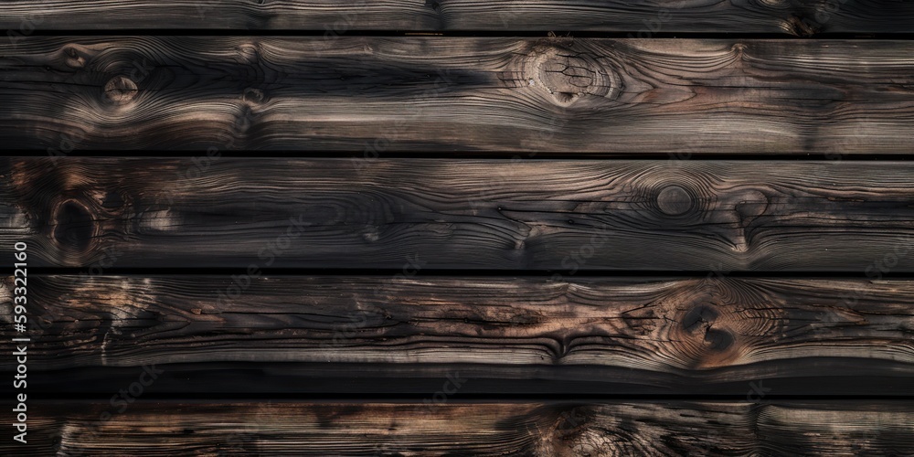 Beautiful texture background with wooden planks with yakisugi burnt ...