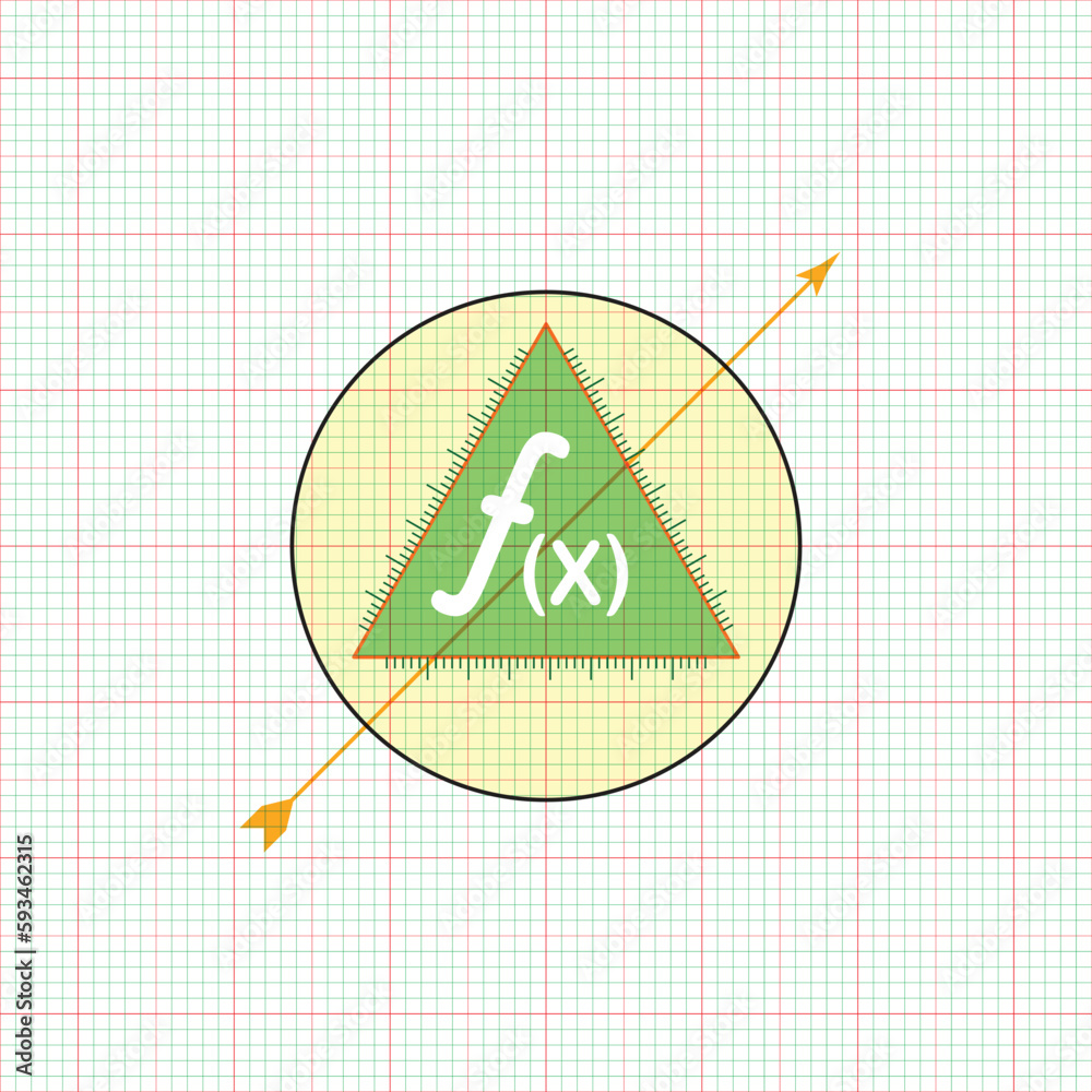Mathematical geometric formulas abstract background. Can be used for ...